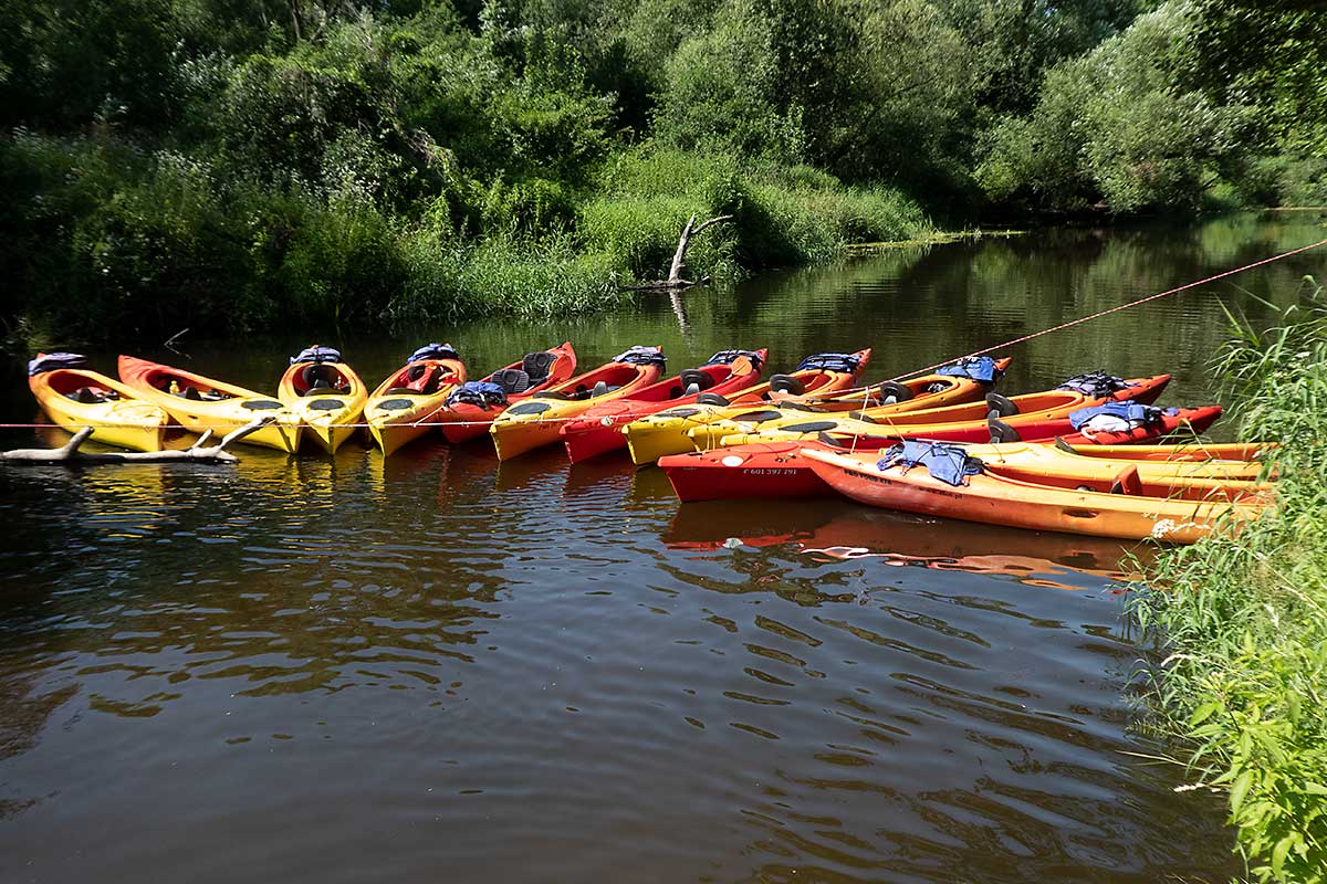 Kajaki - Wkra. Wypożyczalnia kajaków i spływy kajakowe rzeką Wkrą